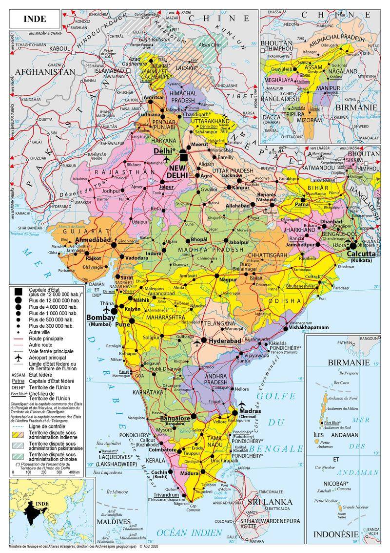 Présentation de l'Inde - Ministère de l’Europe et des Affaires étrangères Présentation de l'Inde - Ministère de l’Europe et des Affaires étrangères