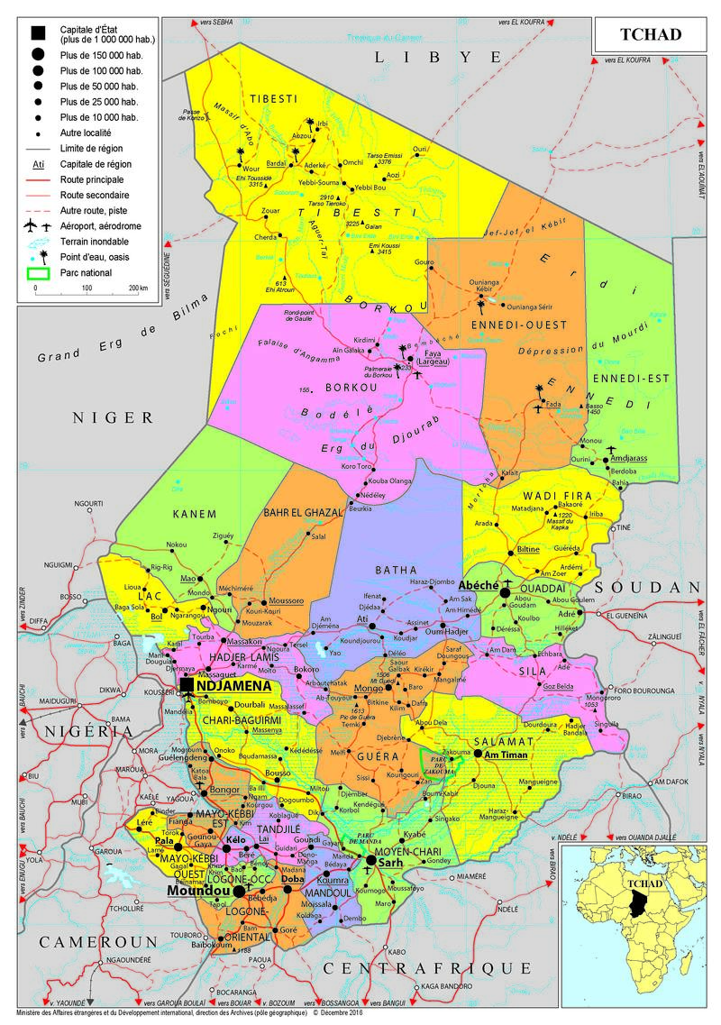 Présentation du Tchad - Ministère de l’Europe et des Affaires étrangères