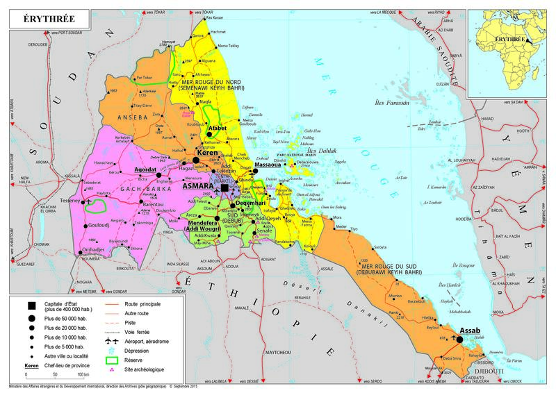 Présentation de l'Erythrée